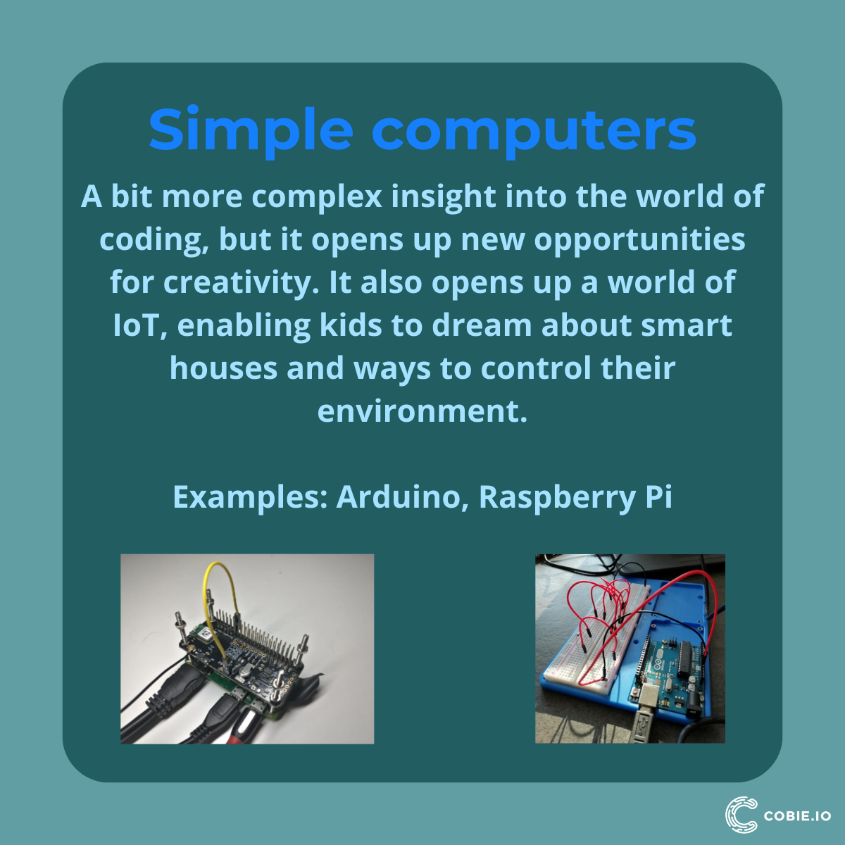 Hardware for teaching kids how to code - Cobie AI