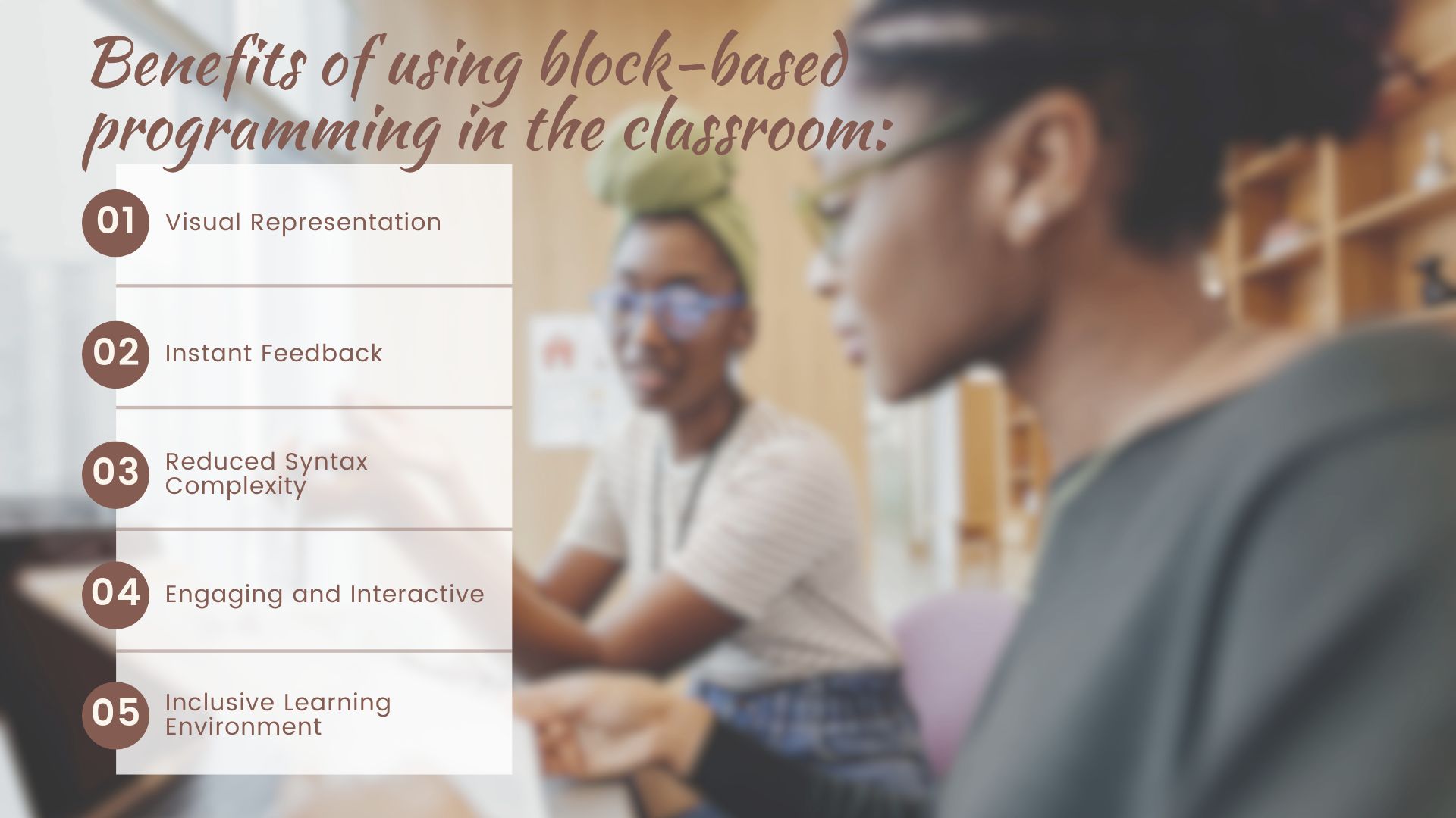 Introducing Block Based Programming Fostering Creativity And Logic In The Classroom Cobie Ai